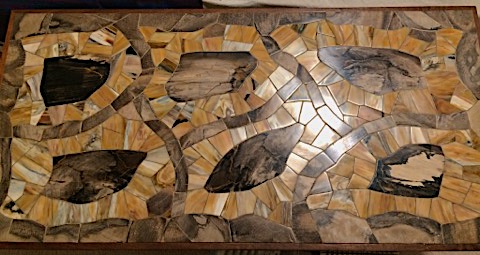 Petrified Wood Top Coffee Table - ROCKYGEMS.COM Marketplace